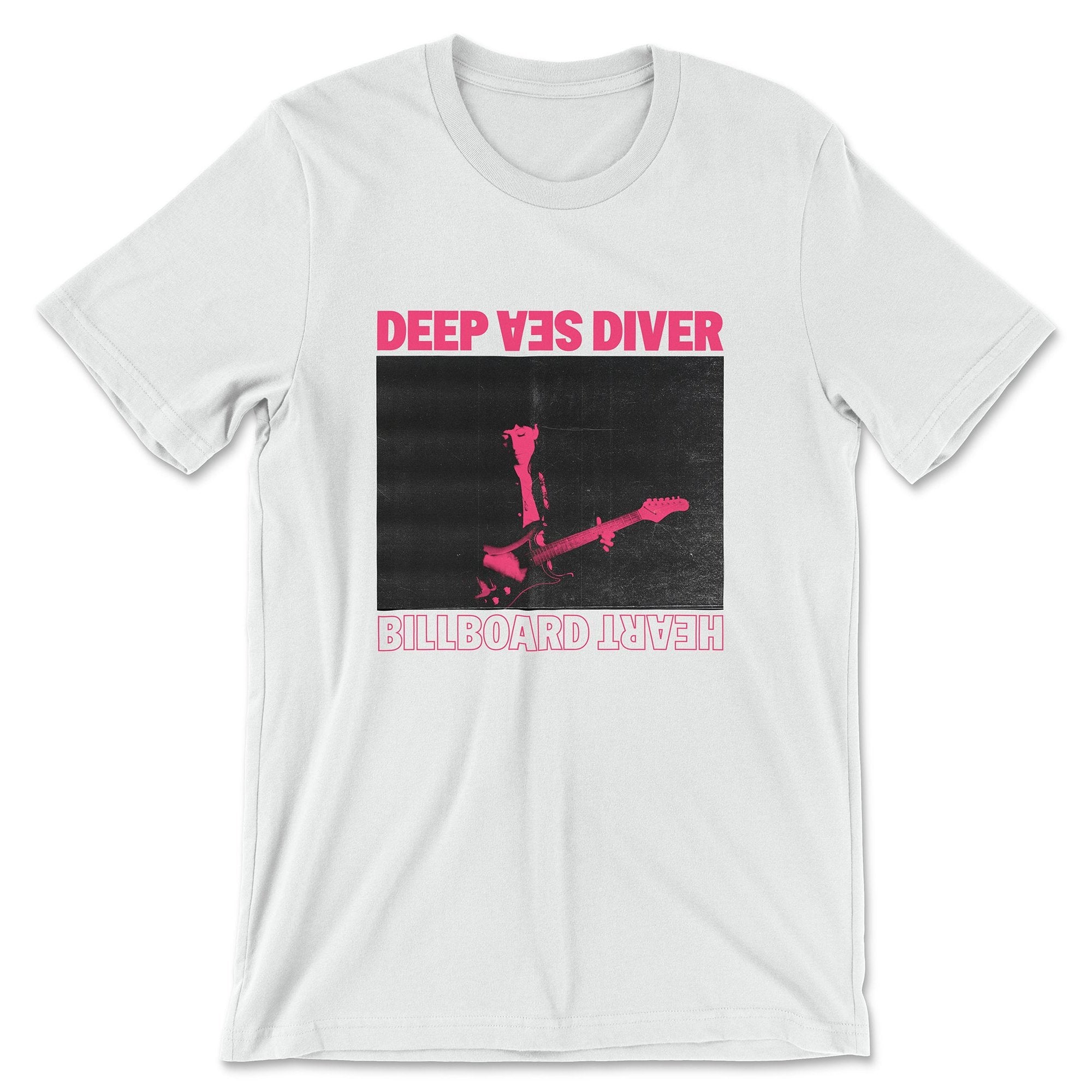 Deep Sea Diver - Billboard Heart White T-Shirt - Sub Pop Official Store ...