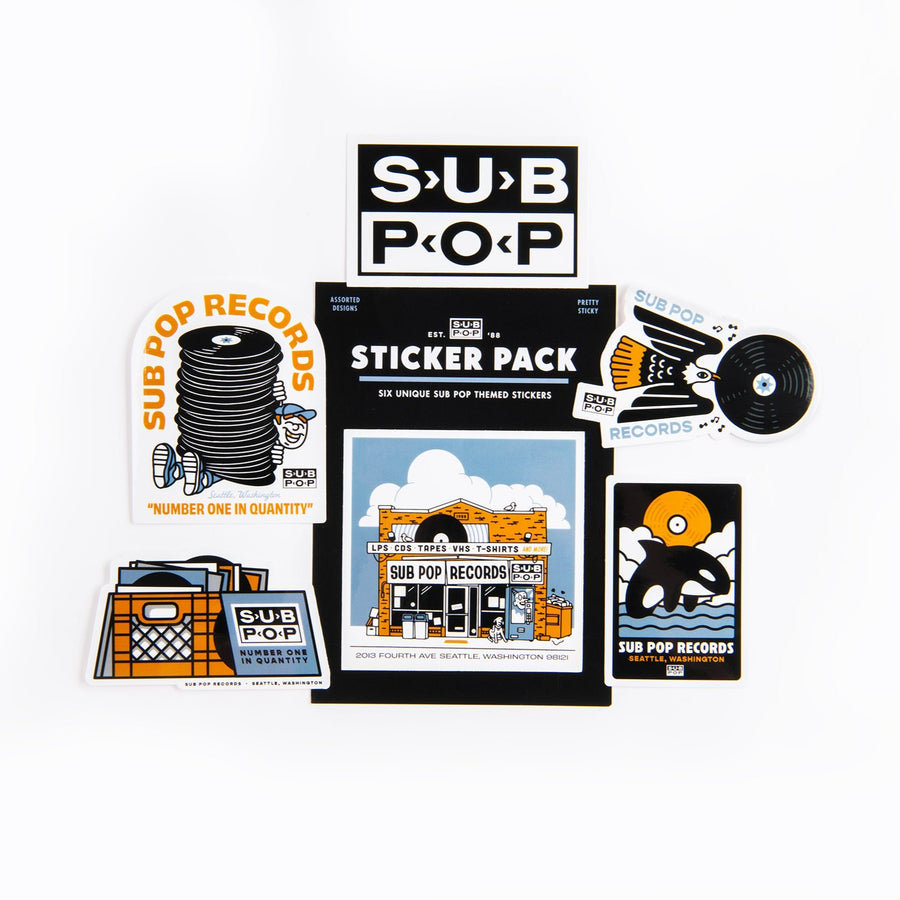 Sub Pop - #10 Sticker Pack - Sub Pop Official Store – Sub Pop Mega Mart