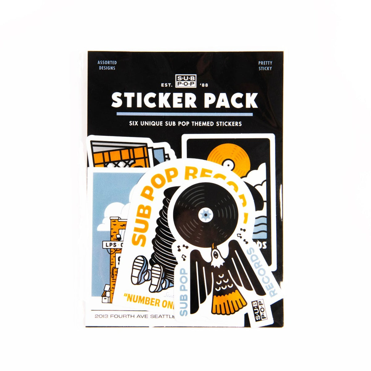 Sub Pop - #10 Sticker Pack - Sub Pop Official Store – Sub Pop Mega Mart