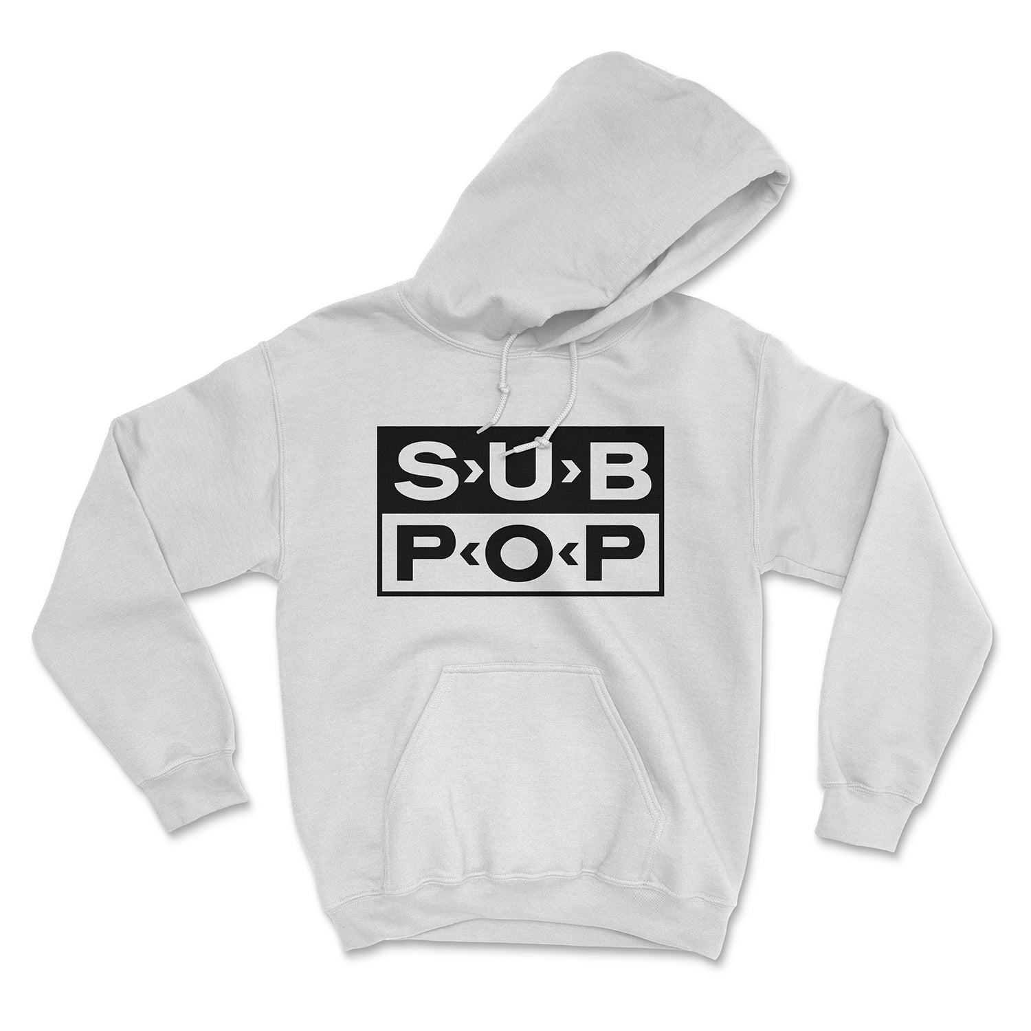 Sub Pop / Logo White Pullover Hoodie Sweatshirt – Sub Pop Mega Mart