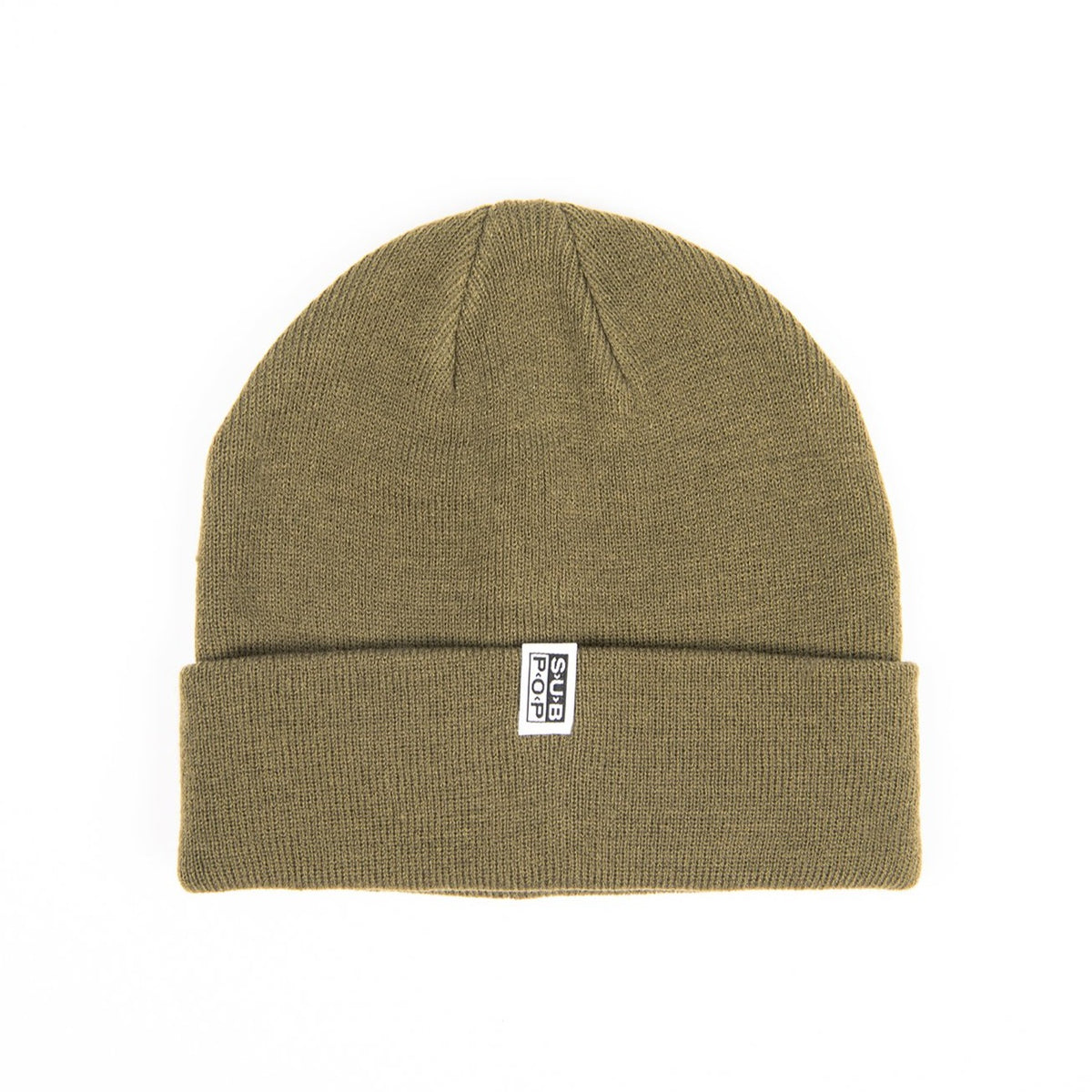 Sub Pop - Knit Hat Logo Tag Tight Knit Olive - Sub Pop Official Store ...