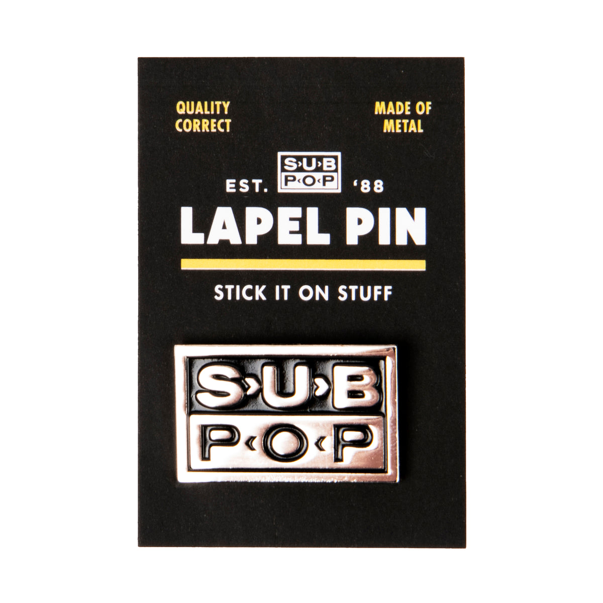 Sub Pop - Logo Lapel Pin - Sub Pop Official Store – Sub Pop Mega Mart