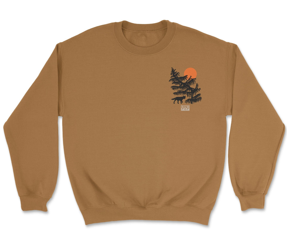 Sub Pop - Wolves Camel Crew Sweatshirt - Sub Pop Official Store – Sub ...