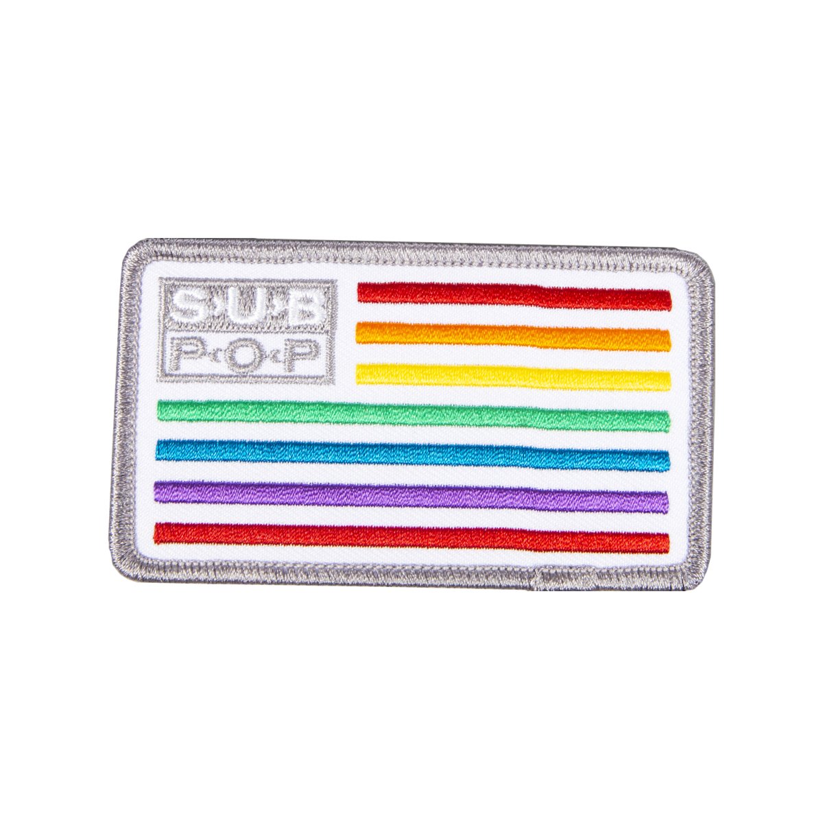 Sub Pop - Rainbow Flag Patch - Sub Pop Official Store – Sub Pop Mega Mart
