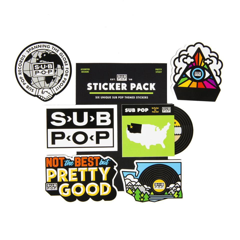 Sub Pop - Green #6 Sticker Pack - Sub Pop Official Store – Sub Pop Mega ...